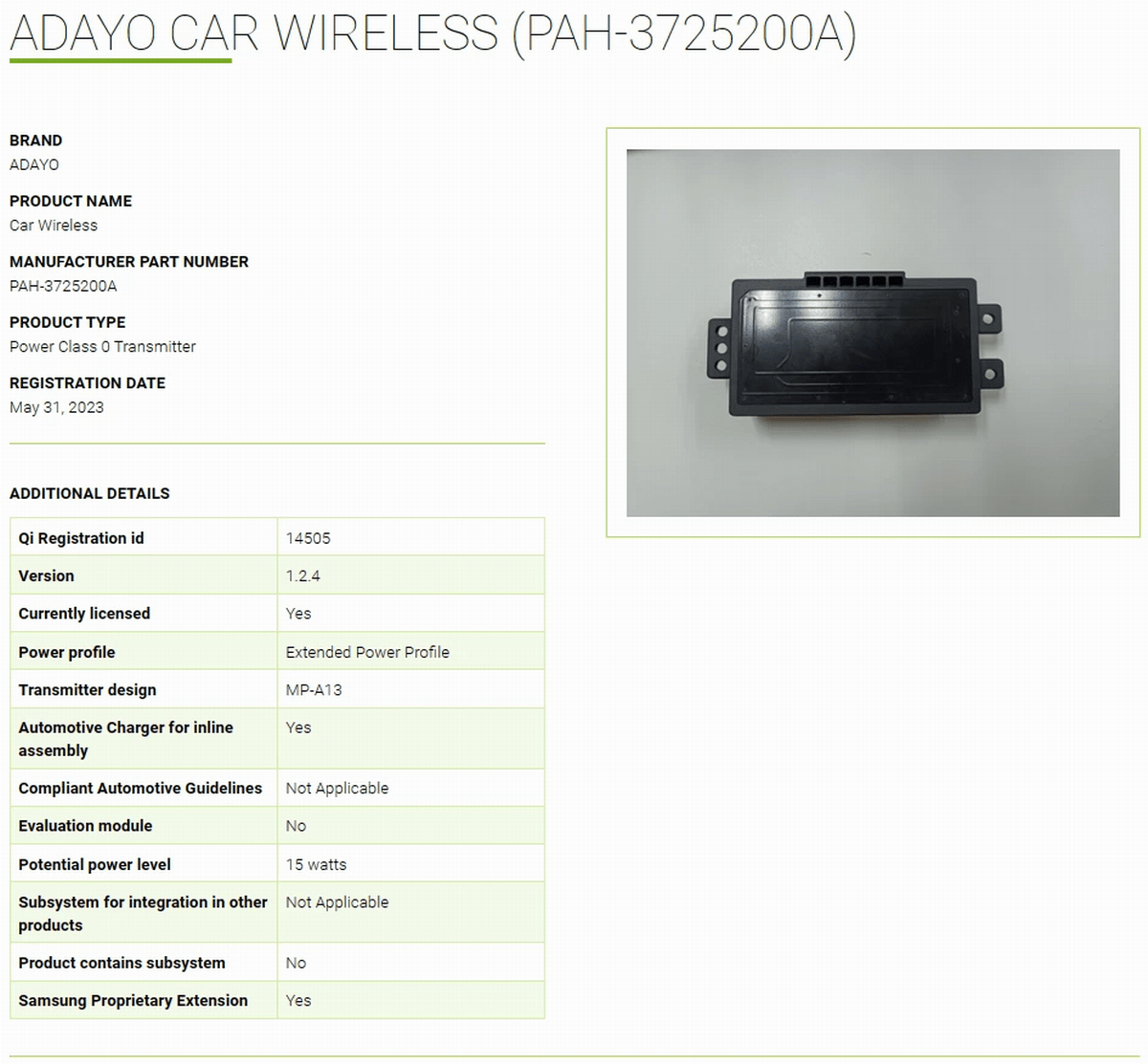 Qi2.0热烈推进中，WPC无线充电联盟在2023年6月公布通过Qi认证的100款产品_编号_等级_功率