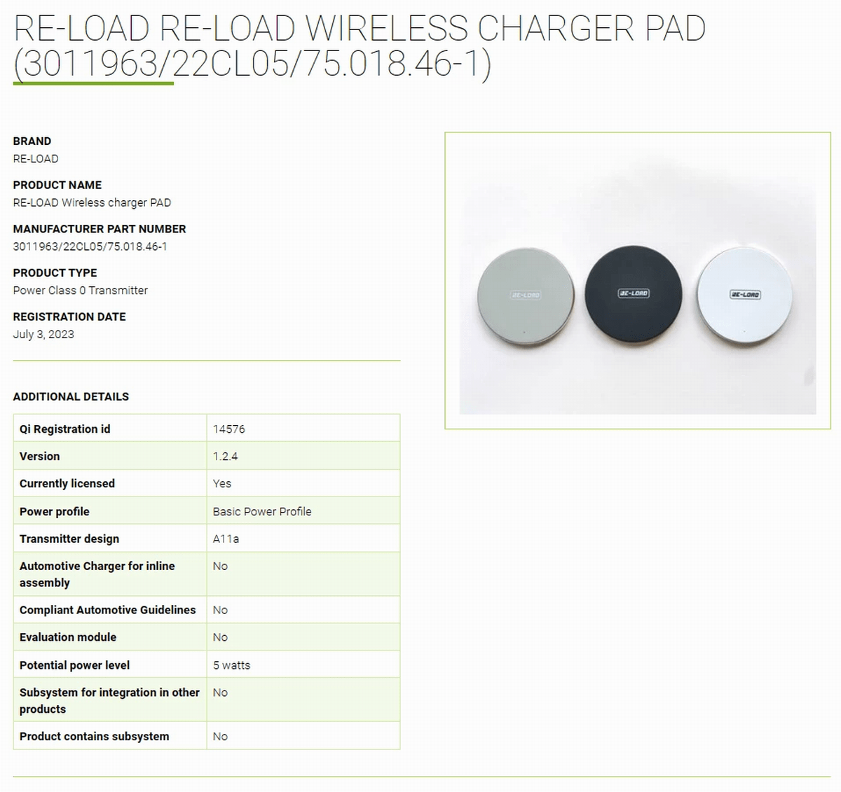 Qi2.0热烈推进中，WPC无线充电联盟在2023年6月公布通过Qi认证的100款产品_编号_等级_功率