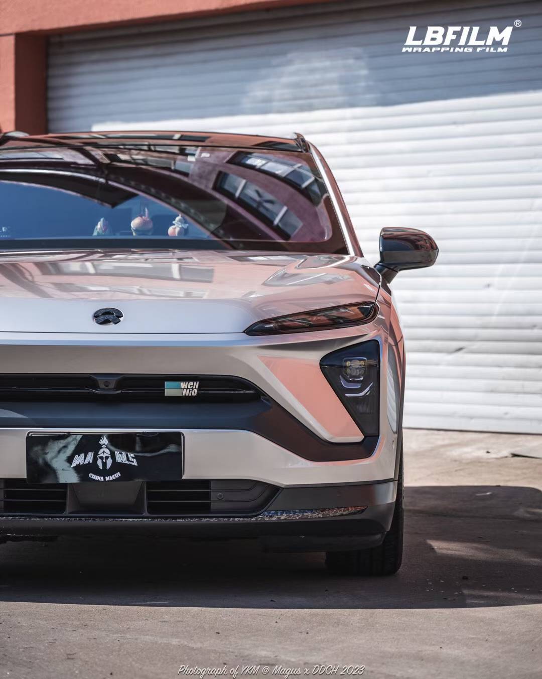 蔚来ES6-LB改色膜液态金属铝水银，流动得的金属质感确实没得说_搜狐汽车_搜狐网