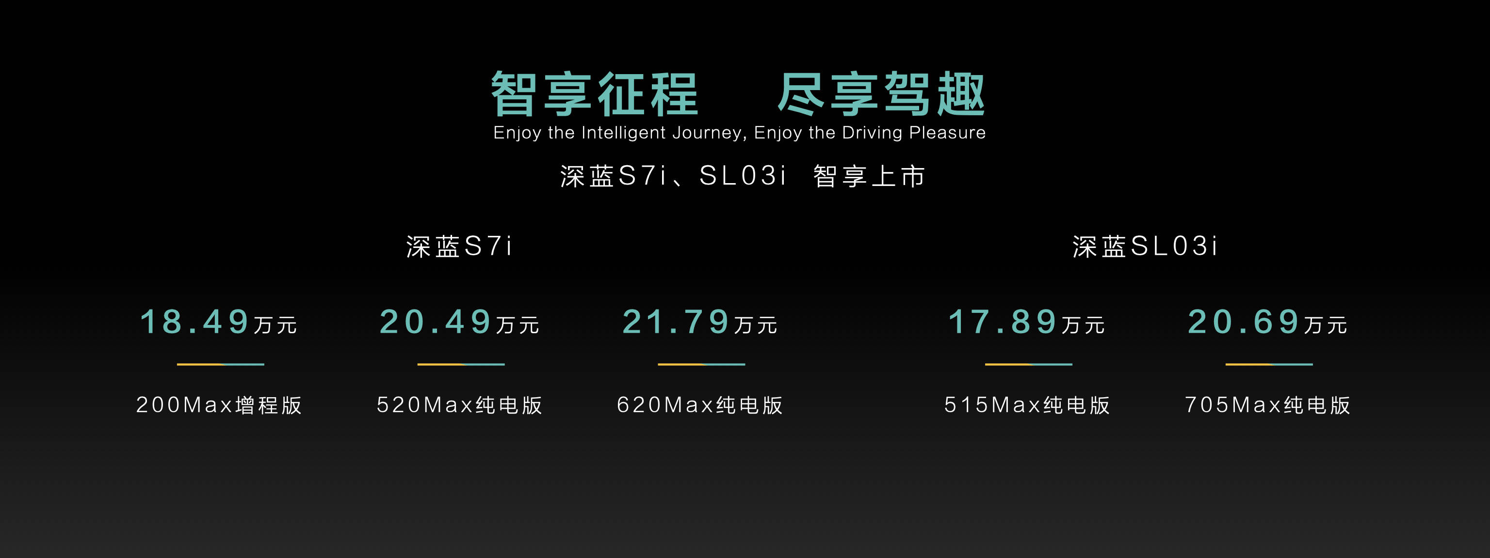 17.89万元起！深蓝S7i&SL03发布：核心竞争力竟是智驾？_搜狐汽车_搜狐网