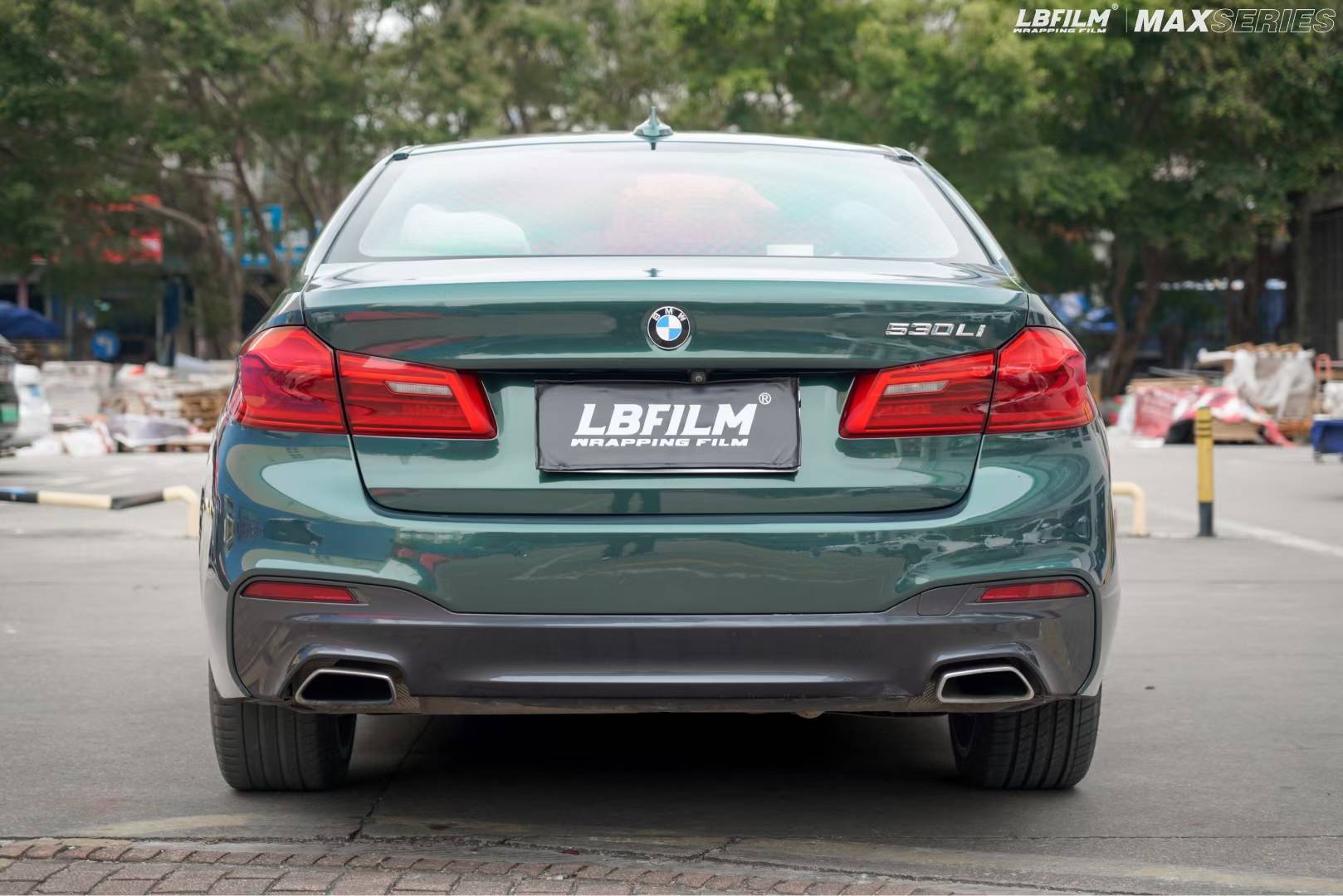 宝马530Li -LB改色膜原厂漆哥特蓝绿，源于北欧小岛的自然颜色_搜狐汽车_搜狐网