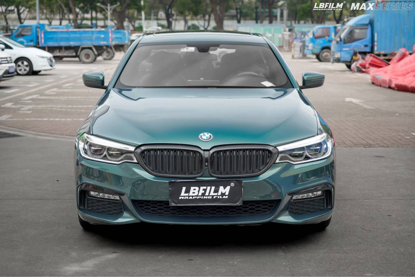 宝马530Li -LB改色膜原厂漆哥特蓝绿，源于北欧小岛的自然颜色_搜狐汽车_搜狐网