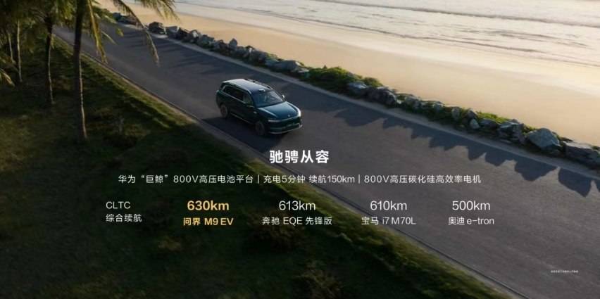 问界M9来了，46.98万起，800V、鸿蒙座舱全都有_搜狐汽车_搜狐网