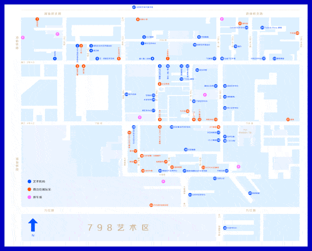 798艺术区内部地图-千图网