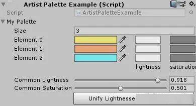 Unity编辑器工具：一键配色,与更直观的颜色显示_Color