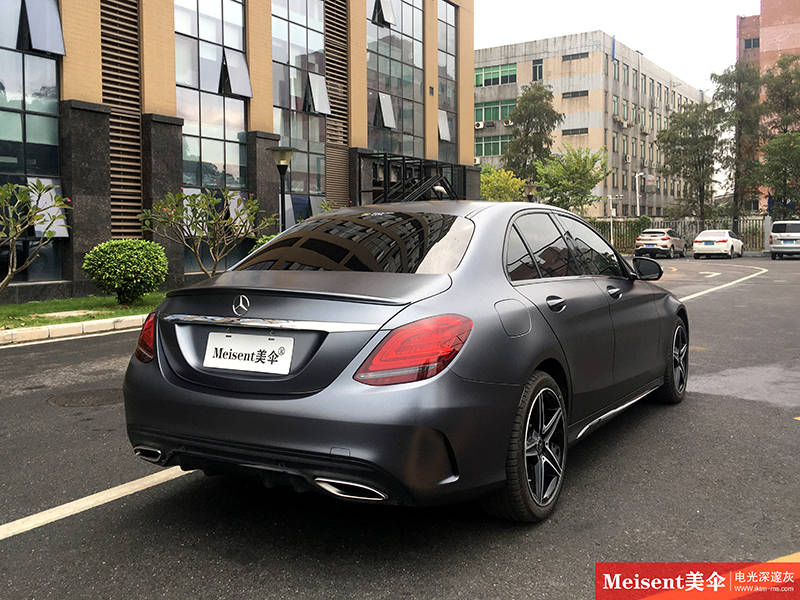 美国Meisent美伞进口高端改色膜 电光深邃灰--奔驰_搜狐汽车_搜狐网