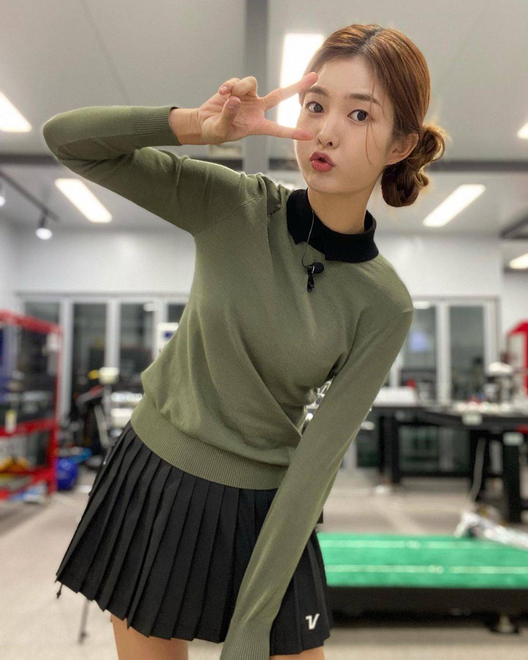 组图：KLPGA美女球员成网红 身高177长腿引舔屏-搜狐大视野-搜狐新闻