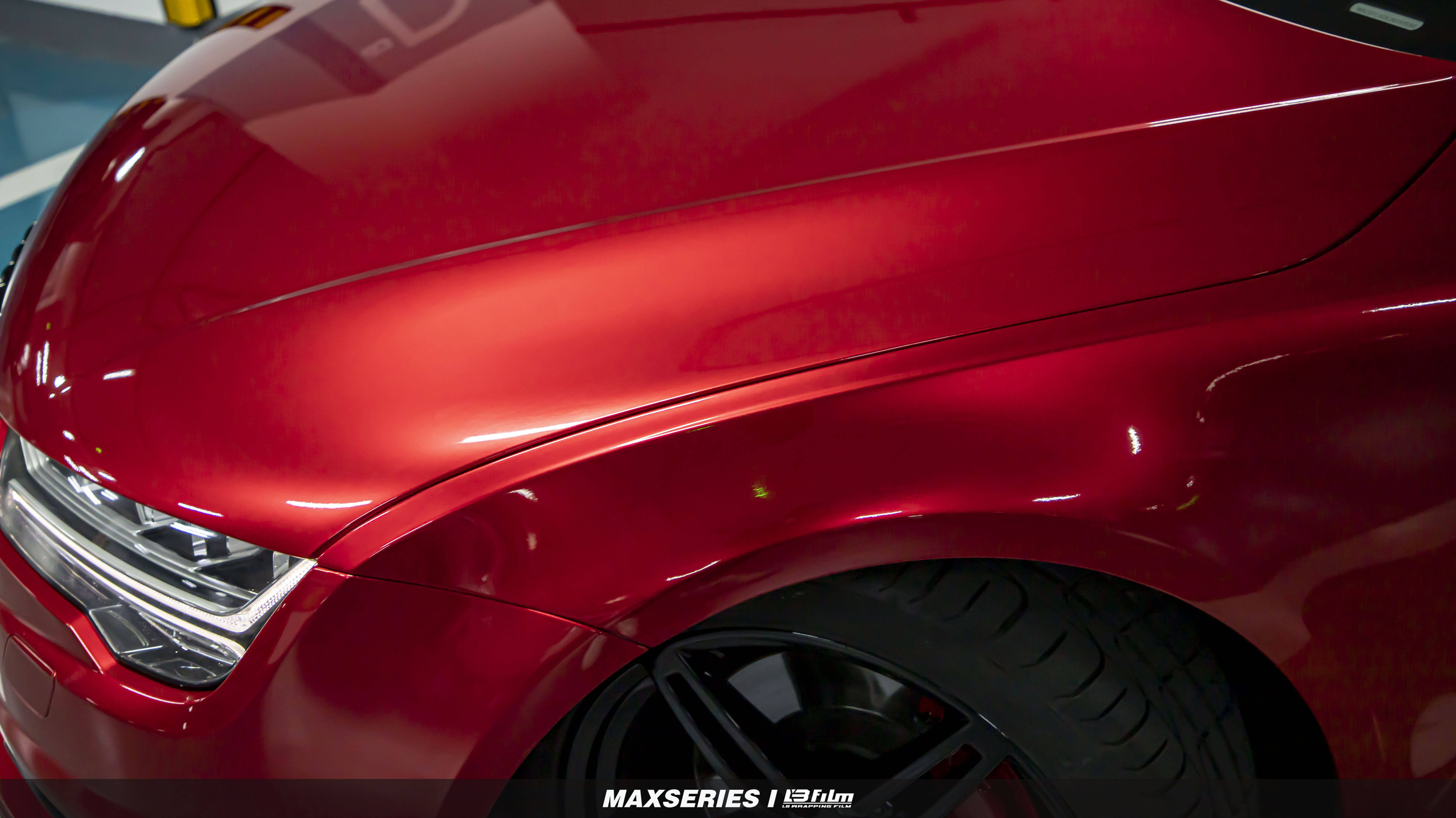 LBFILM改色膜-LB超亮金属玫瑰红-奥迪-A7_搜狐汽车_搜狐网