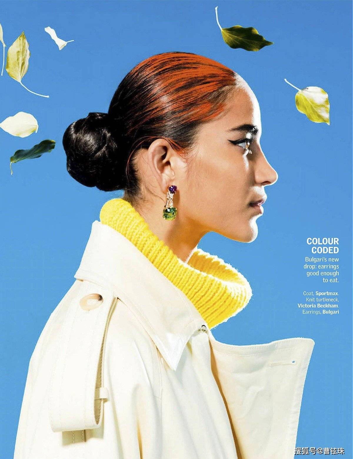 印度超模阿姆瑞特·科尔，印度版《Vogue》时尚摄影-搜狐大视野-搜狐新闻