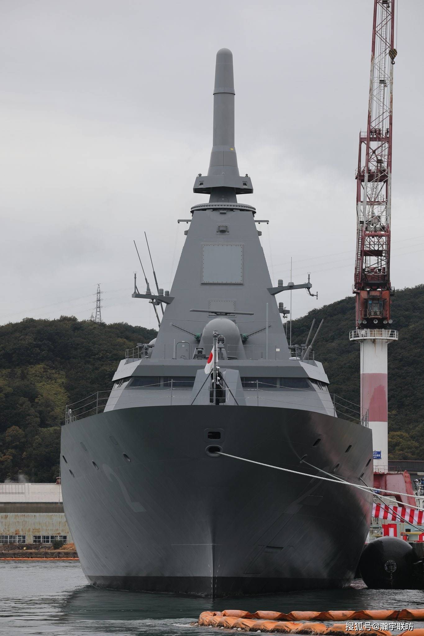 日本30FFM级护卫舰“熊野”号，3月22日服役！-搜狐大视野-搜狐新闻
