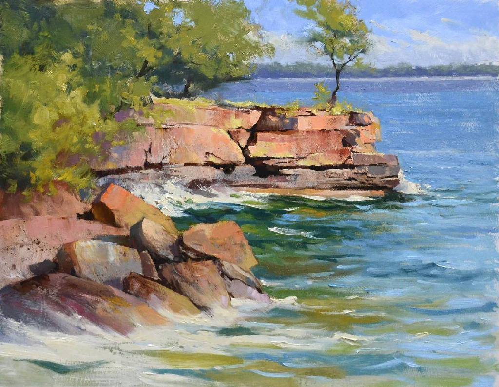 风景油画美国Steve Songer Studio作品欣赏-搜狐大视野-搜狐新闻