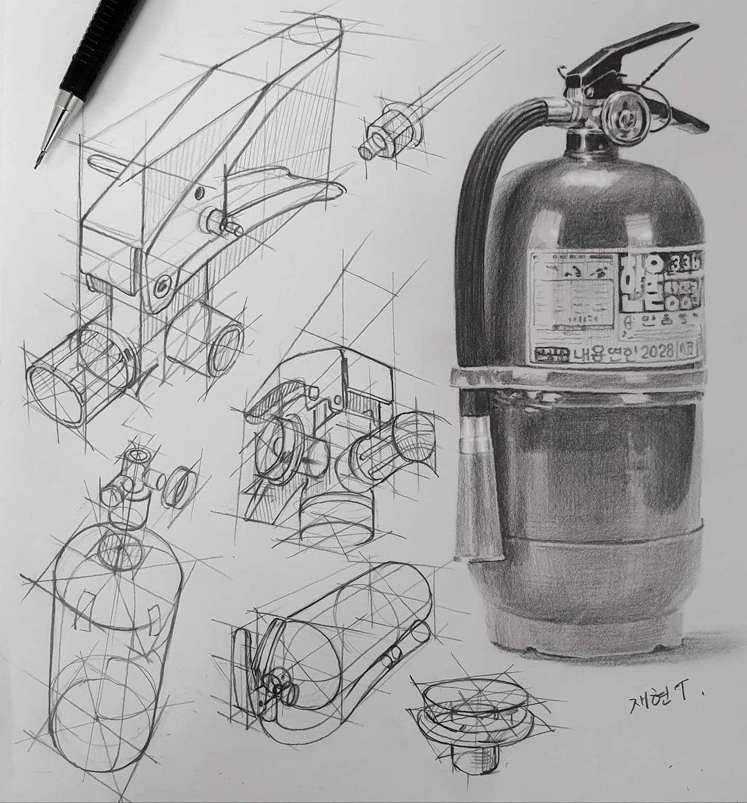 素描结构 | 韩国画家anjjaemi 素描作品欣赏-搜狐大视野-搜狐新闻