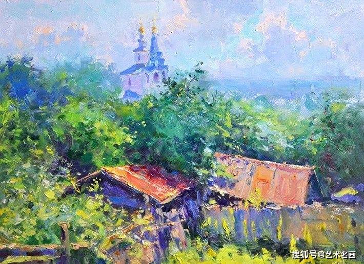仙境般曼妙｜俄罗斯画家Vagin Evgeny风景油画_光色_唯美_作品