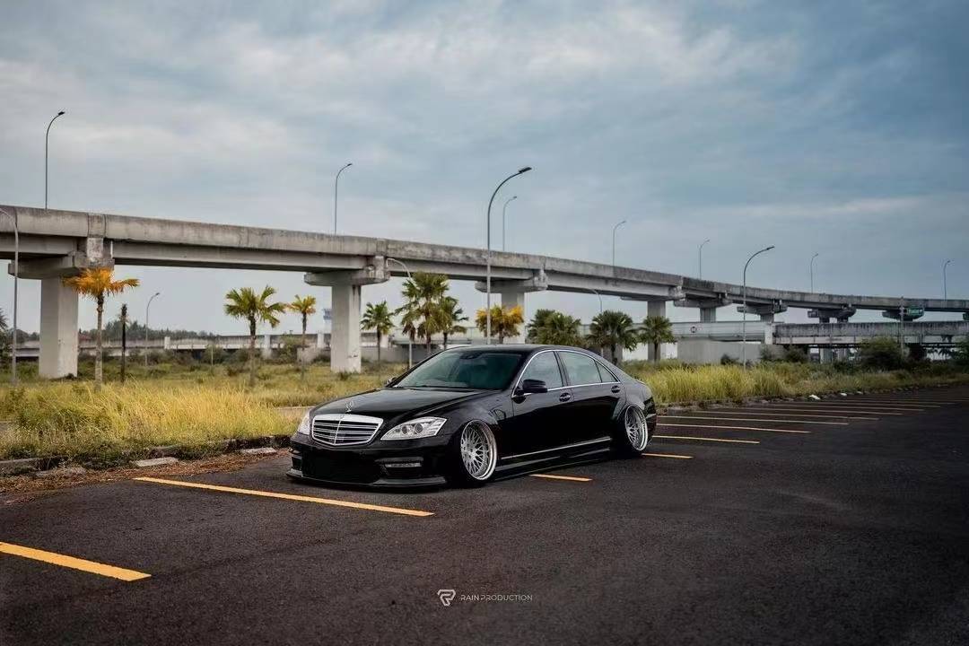 “姿态标杆”奔驰W221改装AIRBFT气动避震低趴姿态案例_搜狐汽车_搜狐网