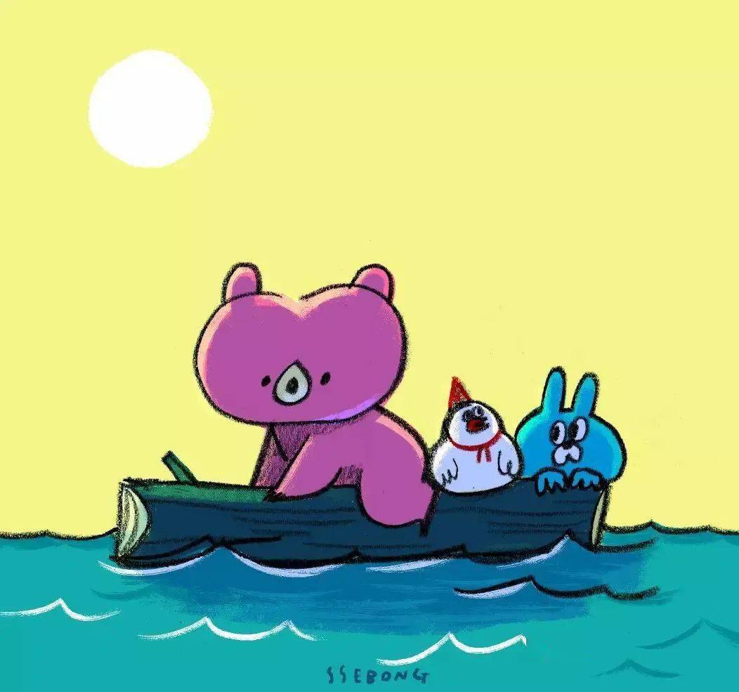韩国插画师Ssebong Kim：呆萌的气质_图片