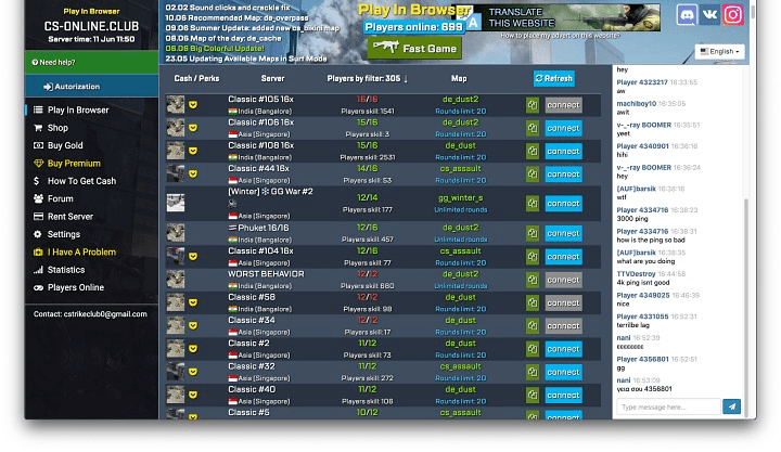 网页版CS Counter-Strike神作降临，打开网页就开干_游戏