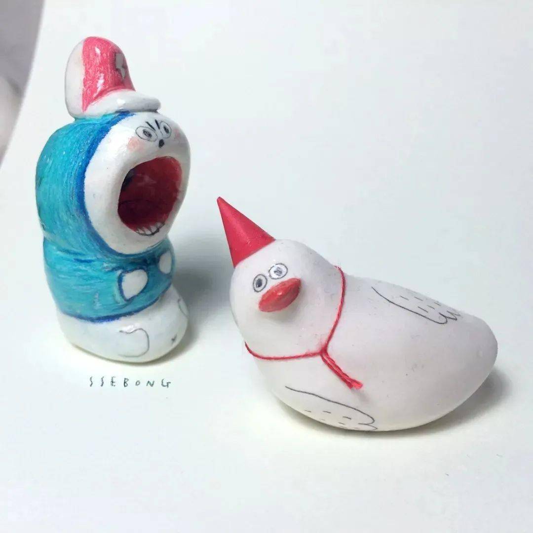 韩国插画师Ssebong Kim：可爱就完事了！_作品