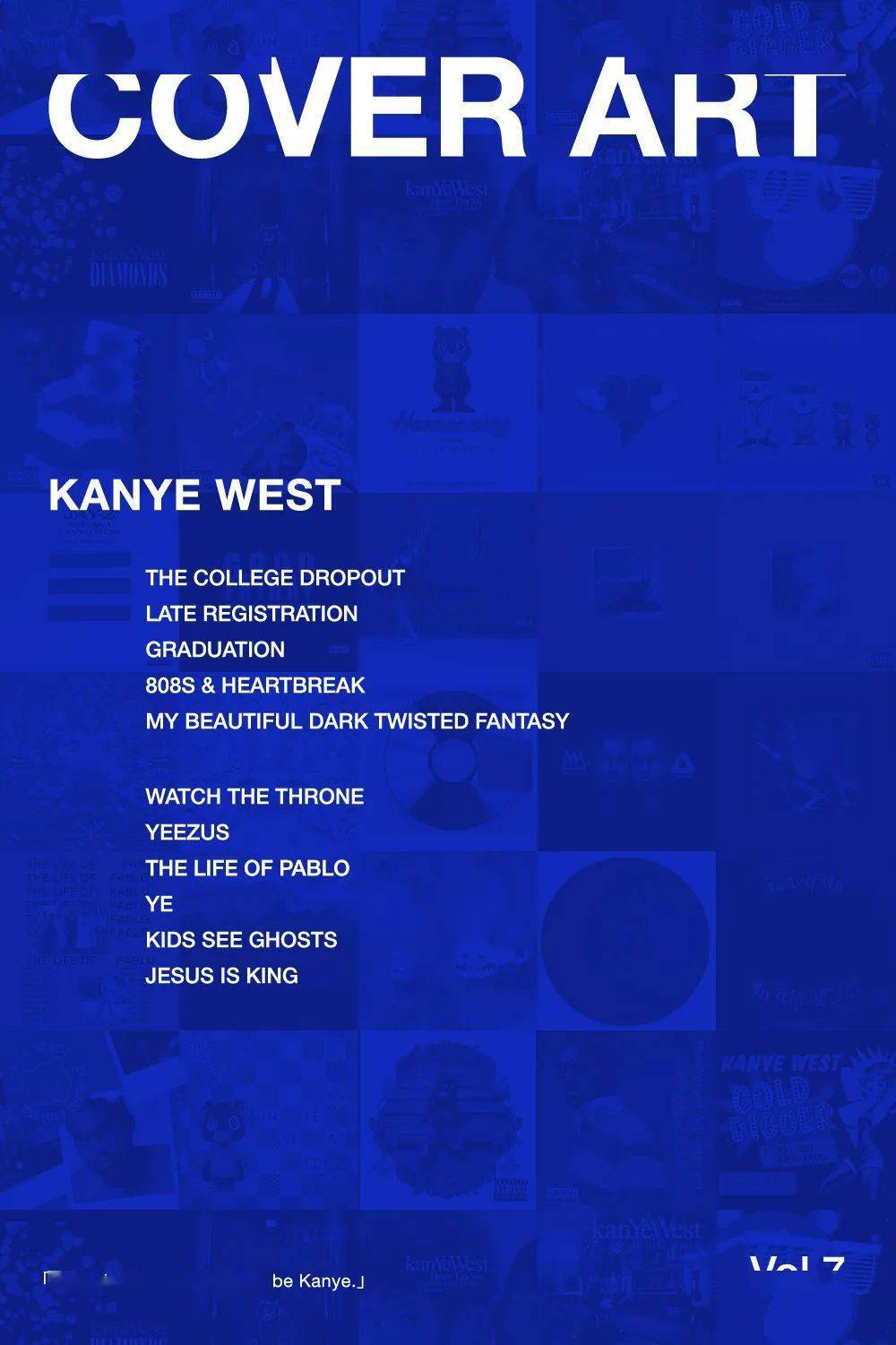 从冰冷的数码音乐到拥抱温暖神圣，回顾 Kanye West 专辑封面进化史 | Cover Art_The