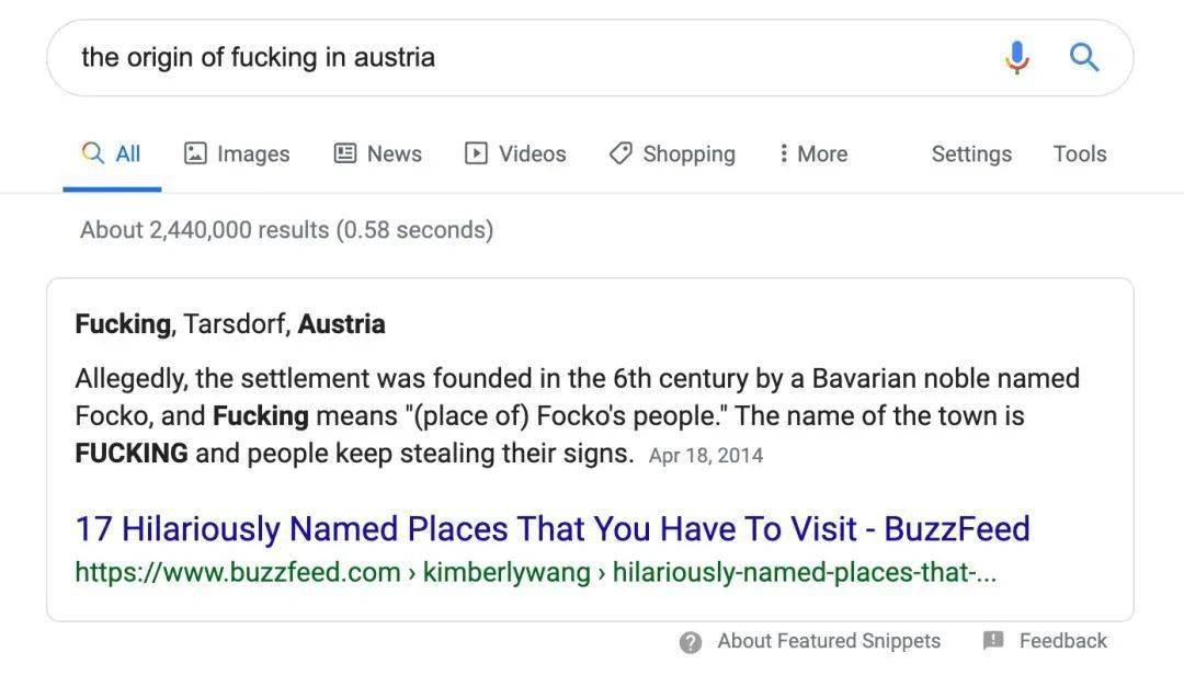 活久见！奥地利小村名叫“Fucking”，中文译名避免了尴尬，满分！_Focko