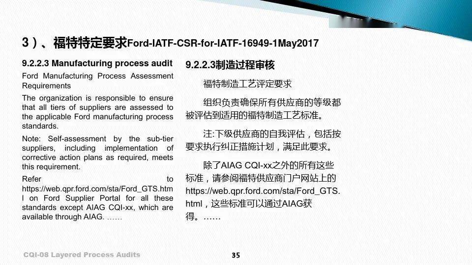 【领取】CQI-8分层过程审核（超经典版）-搜狐大视野-搜狐新闻