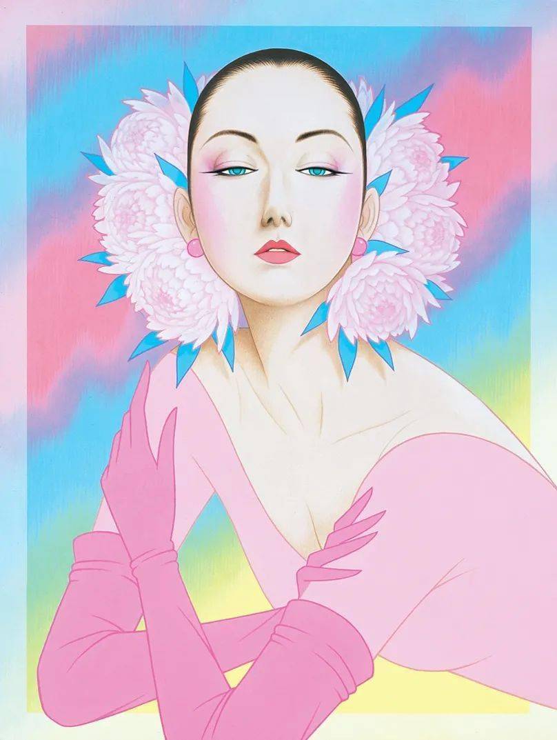 【绘画】鶴田一郎的日本美人画_Bijin-ga