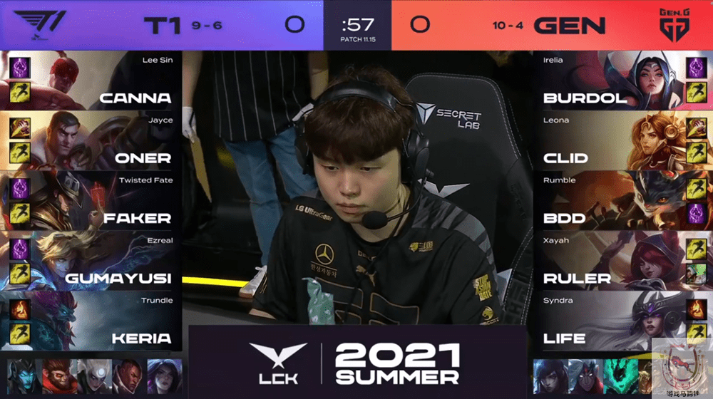 T1大战GenG：一脚定乾坤！新人打野有Bengi的味道了？_Burdol