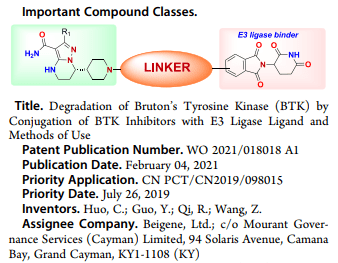百济神州首个 PROTAC 项目启动临床，靶向 BTK_海思科