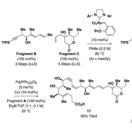 JACS：Leiodermatolide A的13步简洁全合成_催化