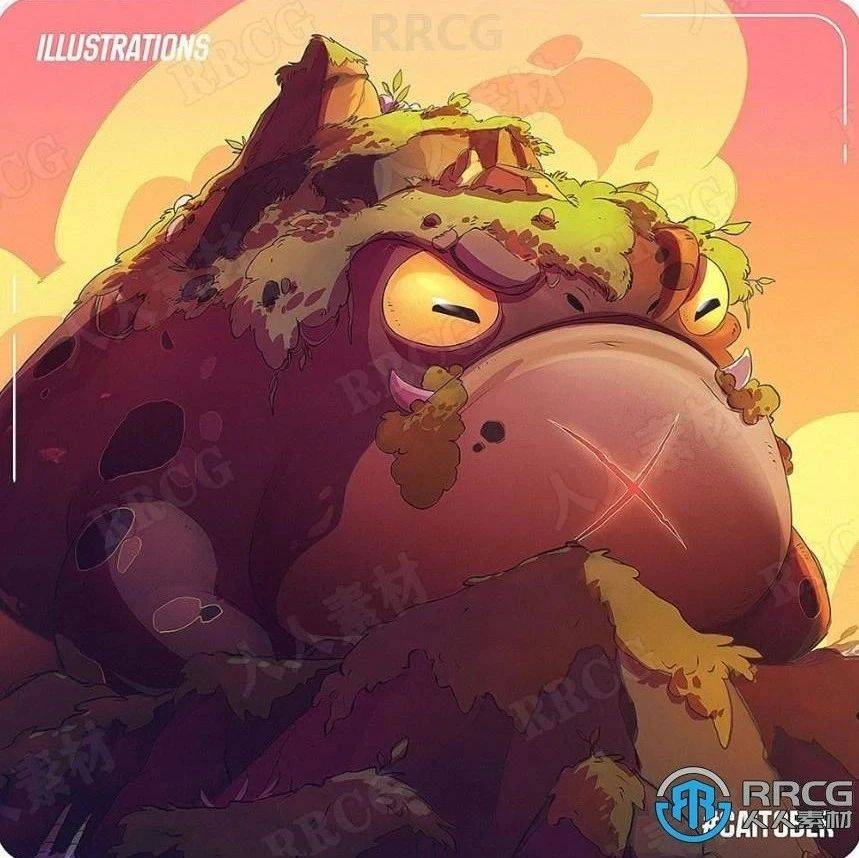 美国画师Limetown Studios卡通逼真动漫3D形象人物场景原画插画_人人