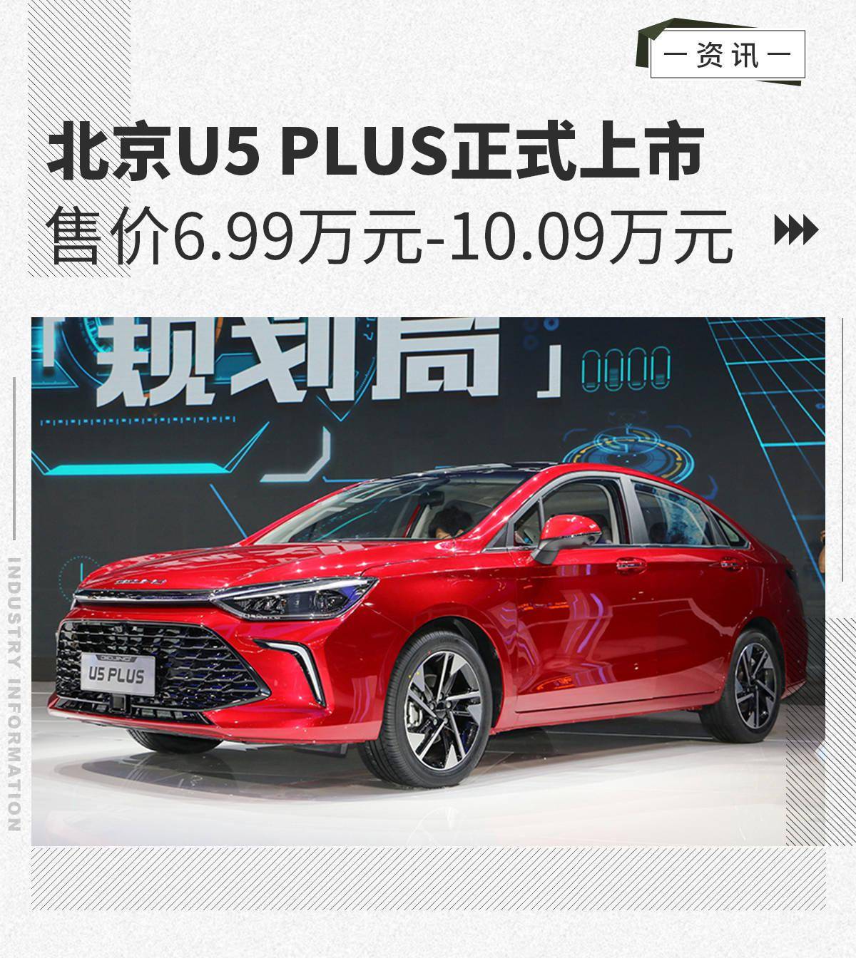 6.99万起/推6款车型 北京U5 PLUS正式上市_搜狐汽车_搜狐网