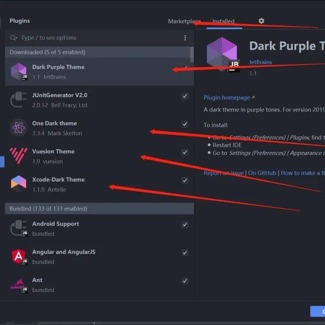 几款炫酷的IDEA皮肤主题，大爱！_Python_代码_IntelliJ