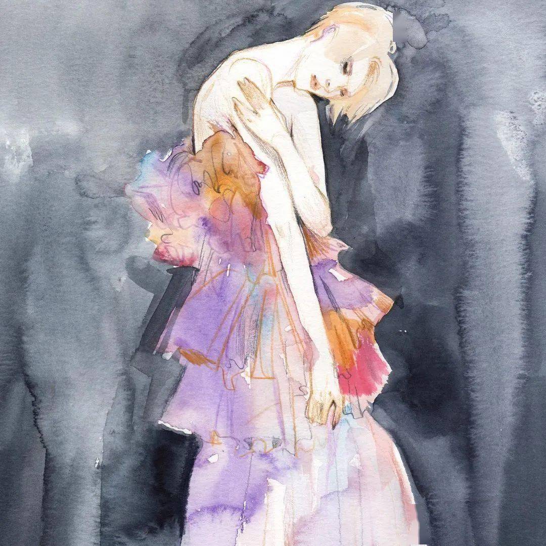 曾任圣马丁、UCA导师的Connie Lim如何绘制时装画？独树一帜的风格与多种材料交织打开了插画世界的大门_艺术_专业_工具