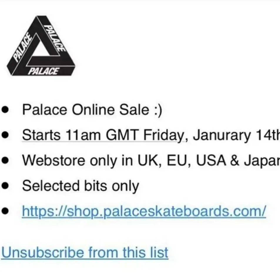 Palace本周开启线上优惠，6折库存清仓大甩卖？_Supreme_官网_马尼亚