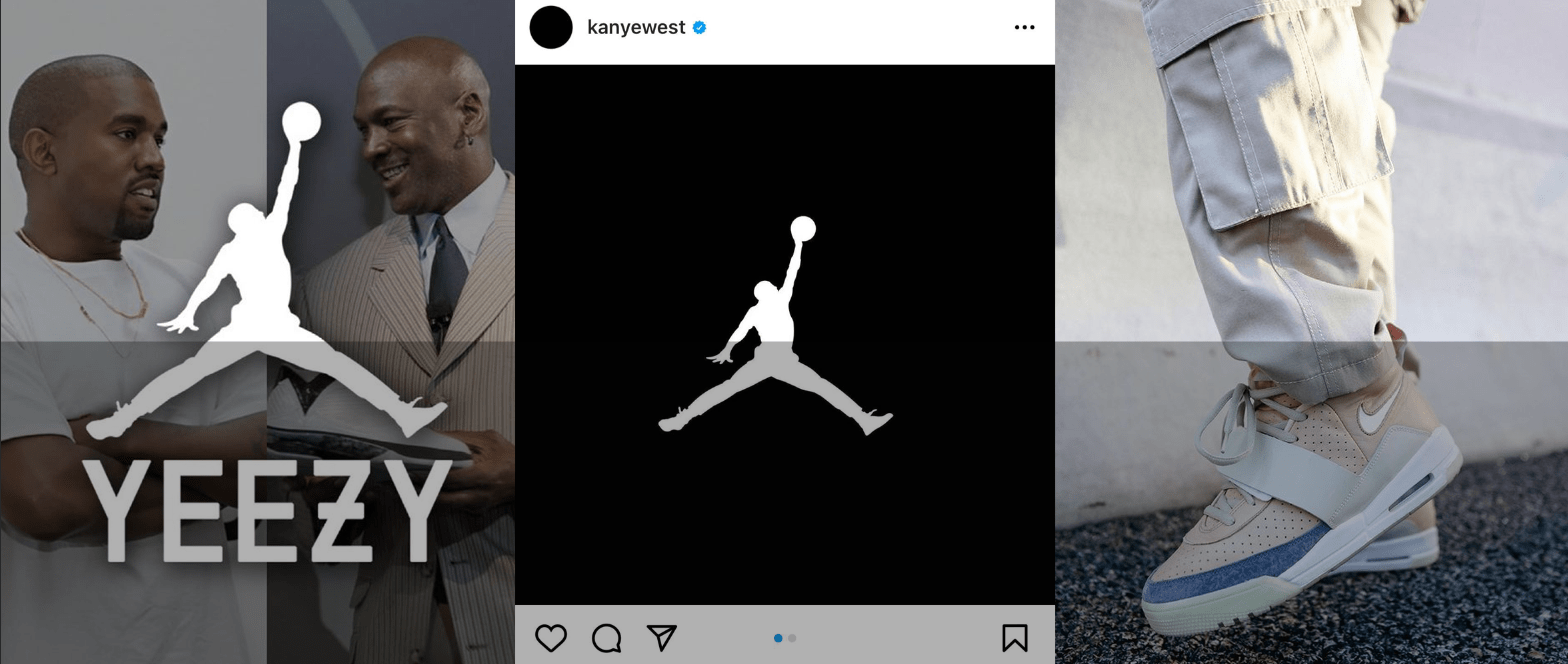 YEEZY 4方联名Air Jordan可能出现？KANYE深夜发AJ动态引120W+网友点赞！_Marcus_媒体_微博
