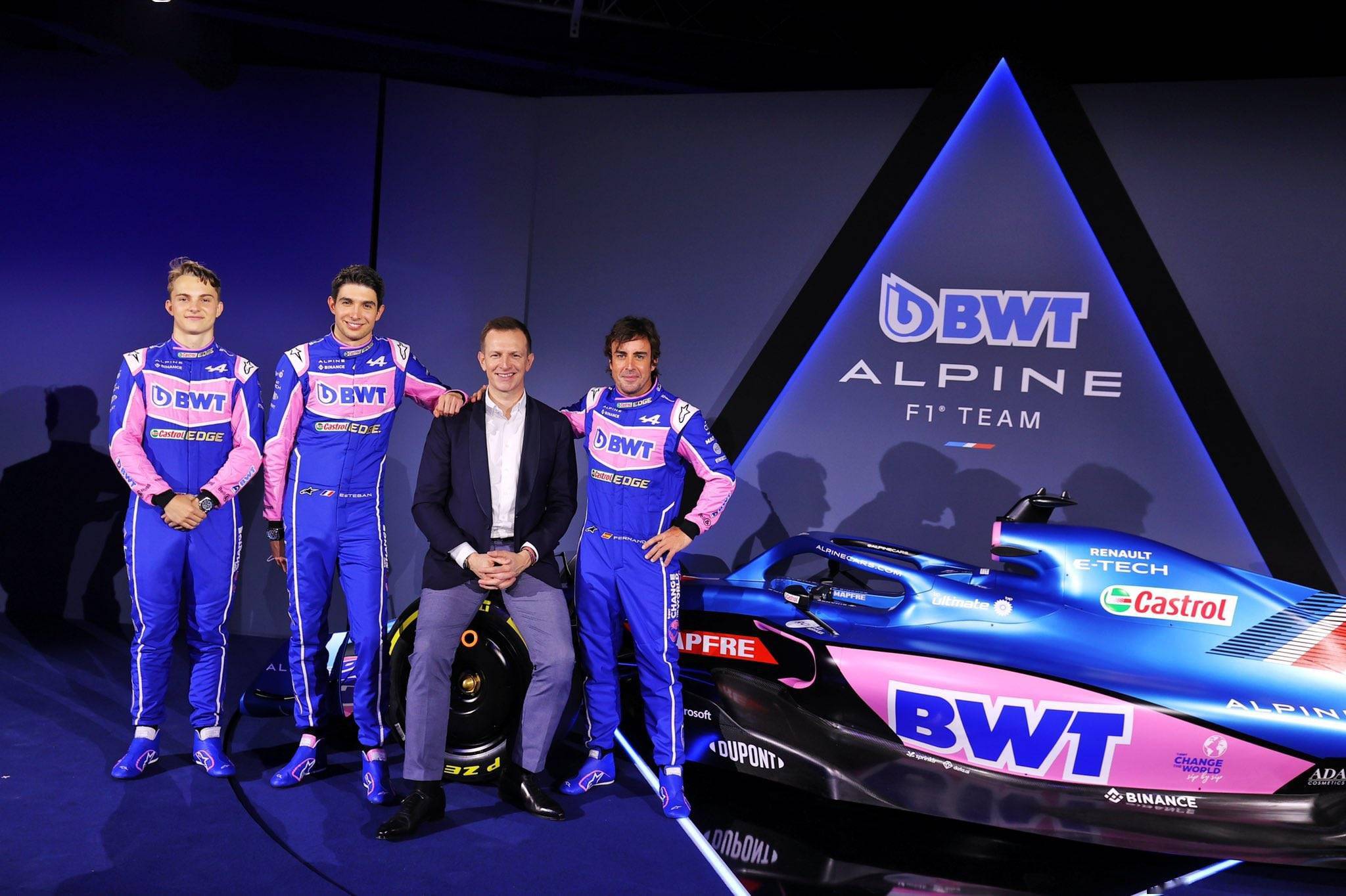 Alpine2022新赛车A522 粉色涂装重回F1赛场_奥康_阿隆索_的设计