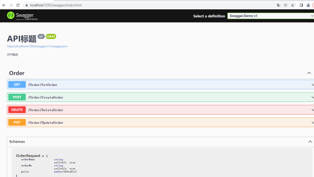 五分钟学会 .NET 6 中 Swagger 及版本控制_订单_return_ok
