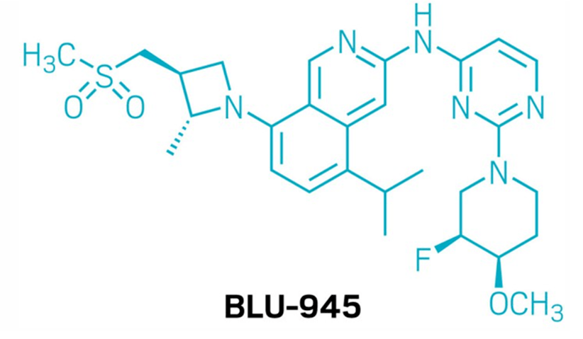 第四代EGFR抑制剂BLU-945分子结构式公布_苯胺_公司_Del