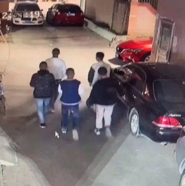 5名小伙在惠东深夜拉车门盗窃财物抓进行都用手嫌疑人