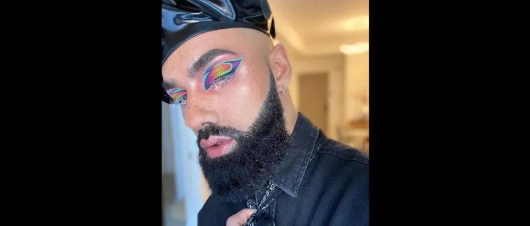 赏析|美妆博主Daxton妆容集锦_彩绘_水性_LJXiIORrL