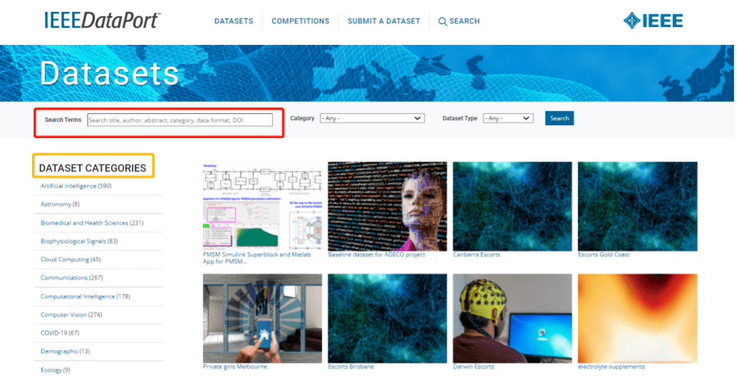 【试用】IEEE Dataport平台_数据_注册_检索