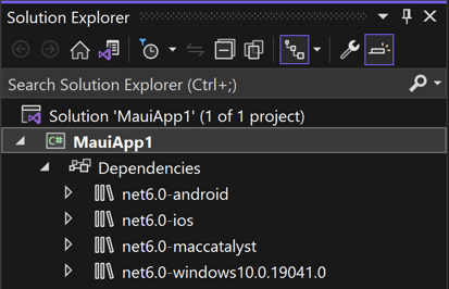 (01).NET MAUI实战 建项目_visual_studio_平台