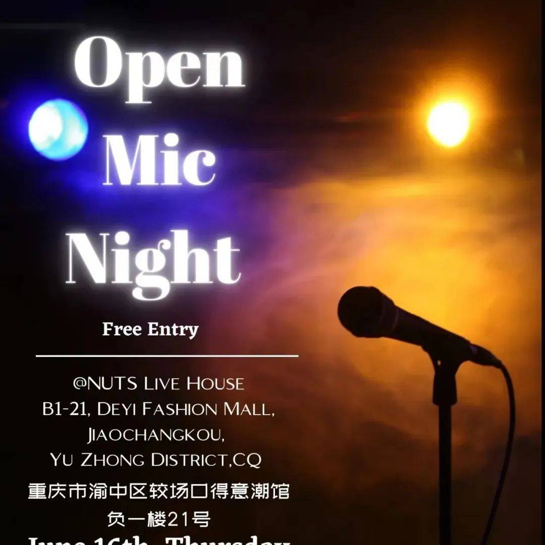  Open Mic Stand up Comedy Tonight Calling rock