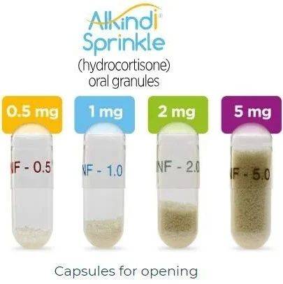 治疗肾上腺皮质功能不全的首个口服氢化可的松颗粒剂Alkindi Sprinkle在美国上市 _患者_剂量_mg