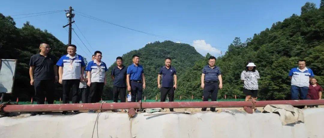 陇南市生态环境局副局长张继东检查我县汛期尾矿库安全工作应急问题风险