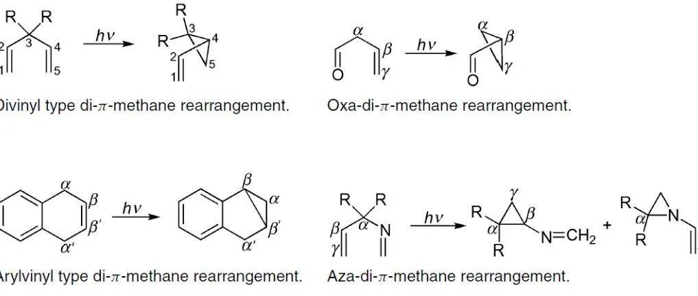 Zimmerman光重排反应(Di-π-methane rearrangement)_Chem_周环_b-c