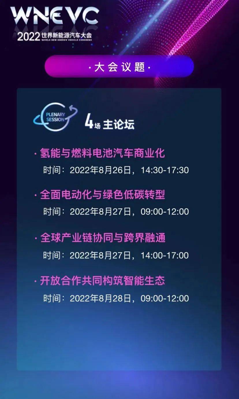 氢能产业站上风口 ｜ WNEVC 2022_搜狐汽车_搜狐网