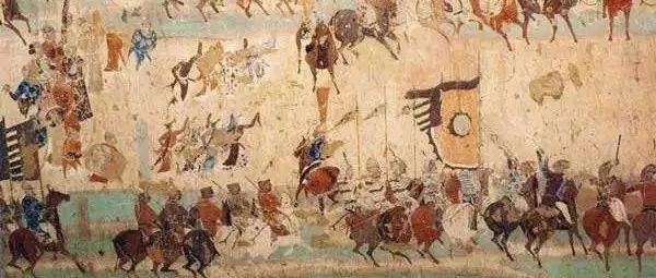 丝路国家宝藏｜《张议潮统军出行图》_desert_Tang_the