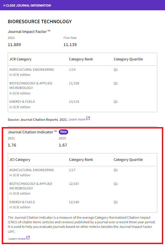 干货分享|Web of Science重大改版！JCI进入检索页面~_期刊_引文_指标