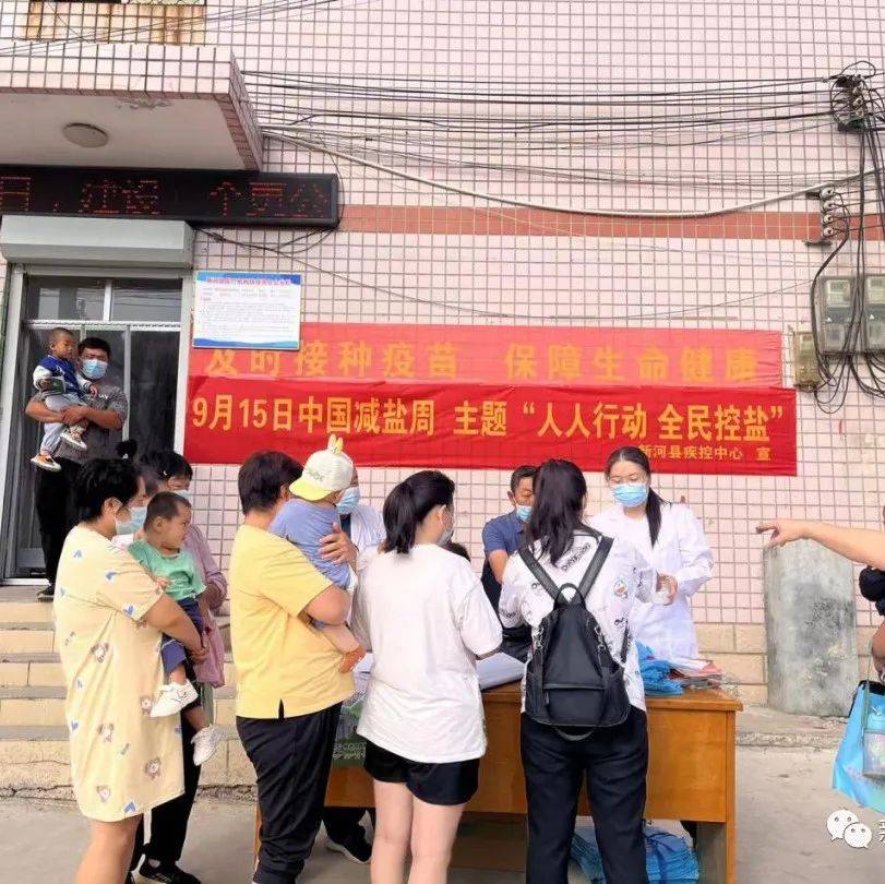 新河县疾控中心开展 人人行动,全民控盐”宣传活动群众慢性病知识