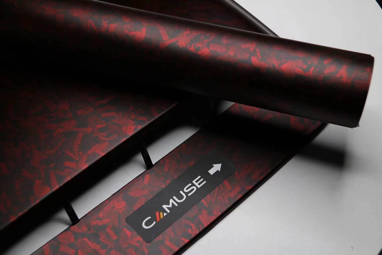 CAMUSE卡慕斯改色膜PET碳纤纹PET消光花碳红,爱碳者系列新势力_搜狐汽车_搜狐网